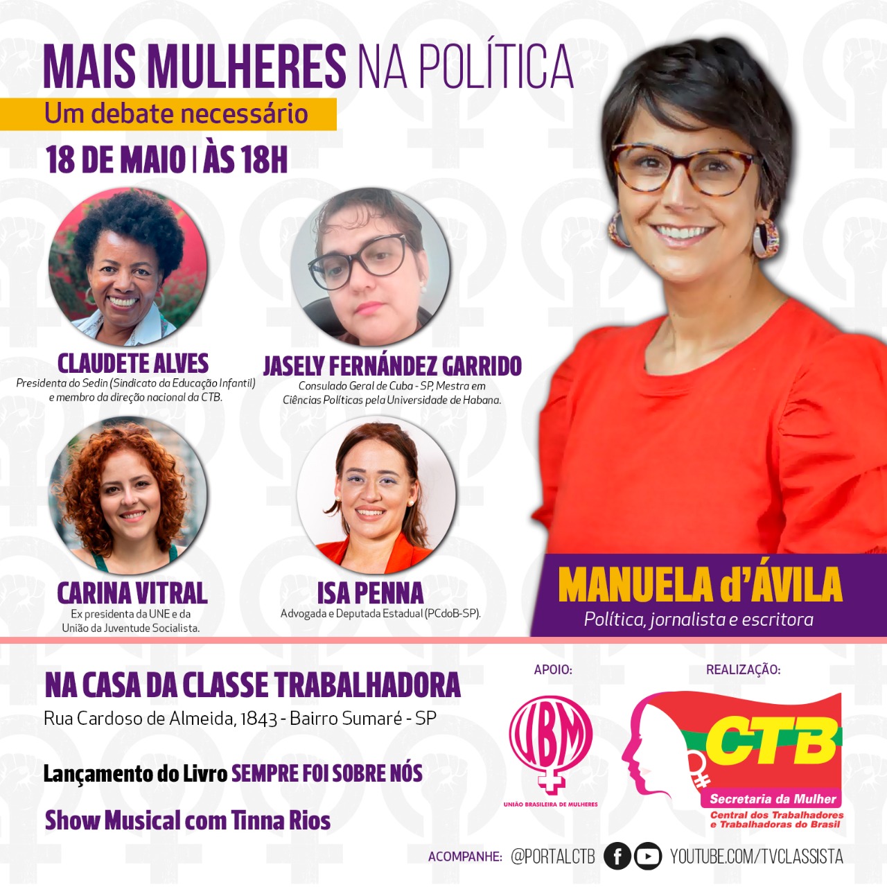 Mais Mulheres na Política para reconstruir o Brasil – CONTEE