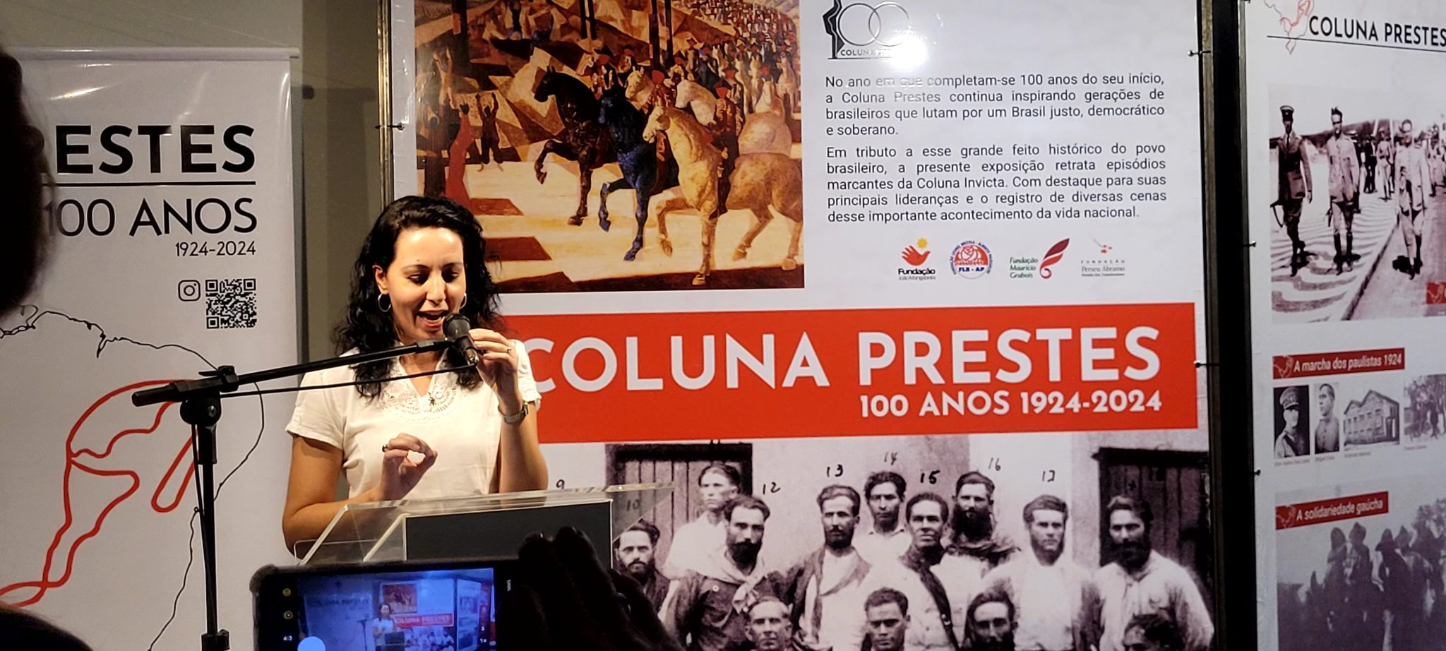 Exposição dos 100 Anos da Coluna Prestes na Câmara dos Deputados – CONTEE