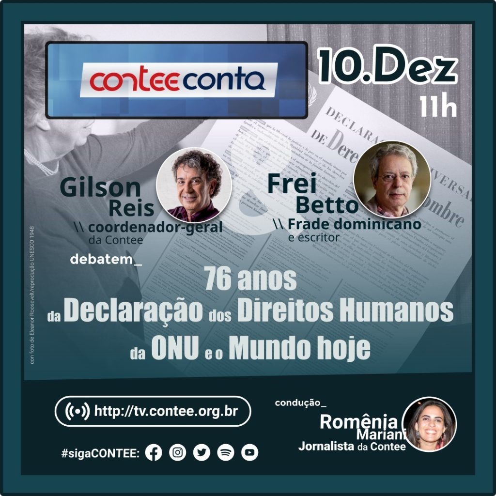 76 anos da Declaração dos Direitos Humanos da ONU e o mundo hoje – CONTEE